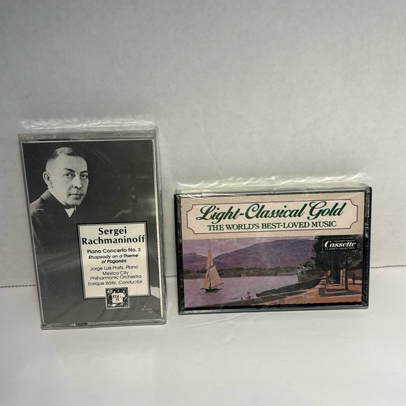 Media | Cassettes Sealed Sergei Rachmaninoff Piano Concerto No 2 Light ...